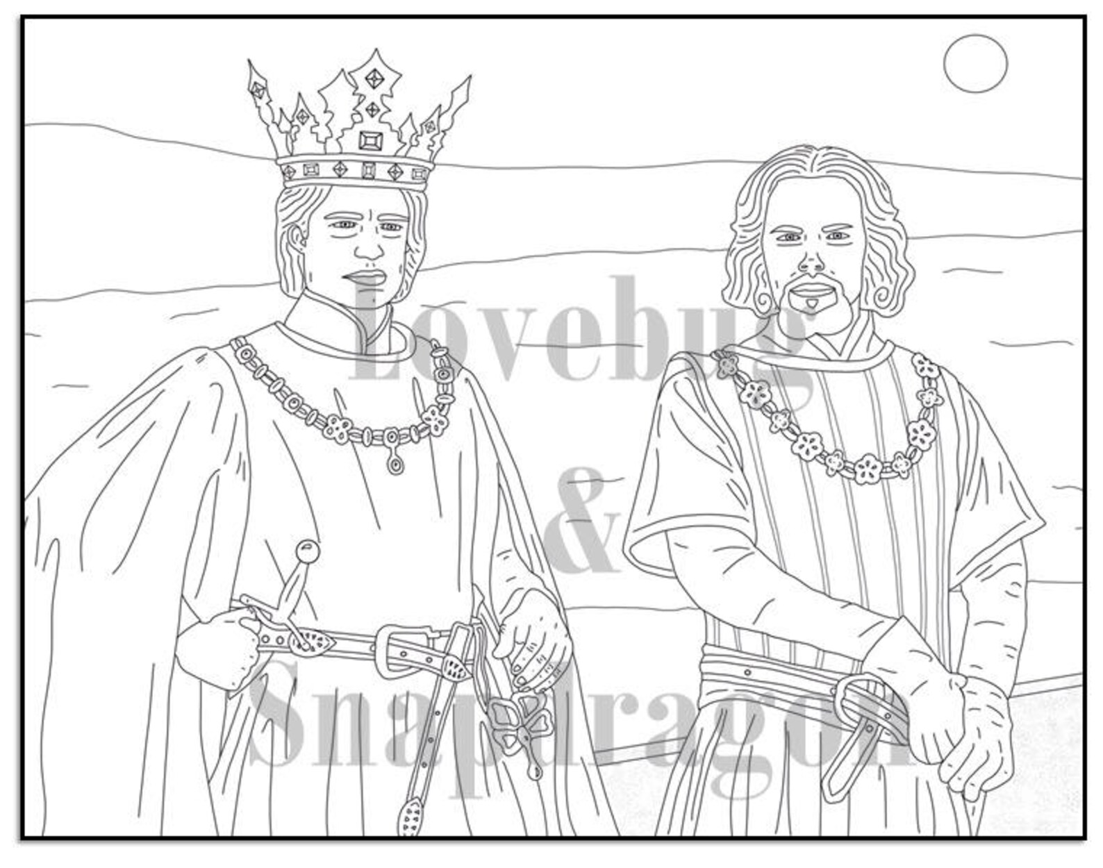 The Princess Bride Coloring Book // Instant Printable Digital | Etsy