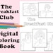 Clueless Digital Coloring Book // Instant Print Digital PDF - Etsy Canada