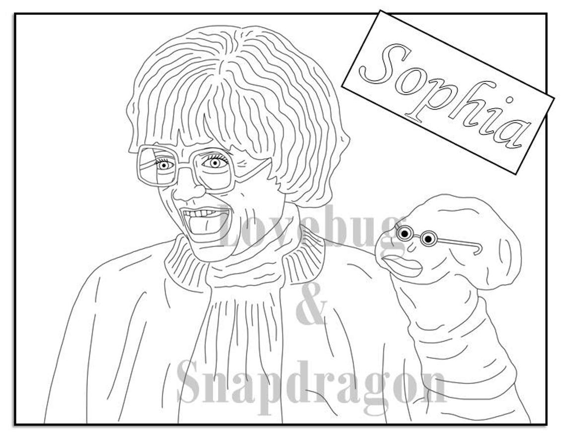 Golden Girls Digital Coloring Book // Instant Printable PDF - Etsy