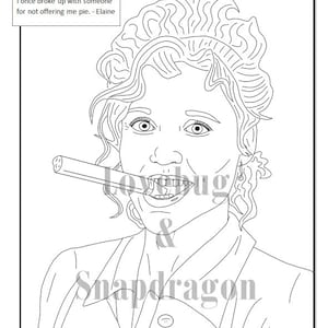 Seinfeld Digital Coloring Book // Instant Print PDF File, Travel ...