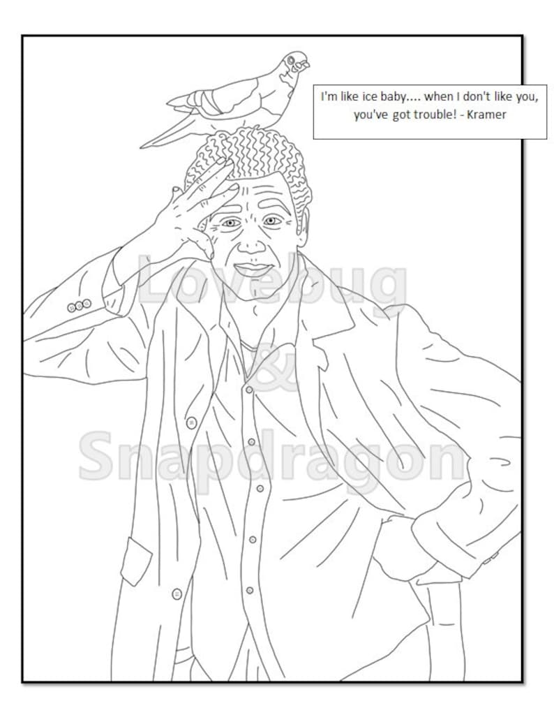 Seinfeld Coloring Book Coloring Pages