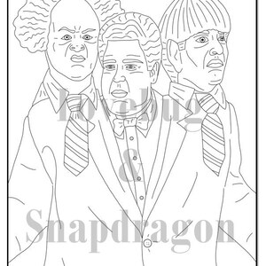 Roseanne Digital Coloring Book // Instant Print PDF File, Travel ...