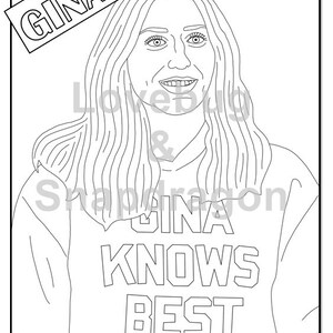 Brooklyn Nine-nine Digital Coloring Book // Instant Print PDF, Travel ...