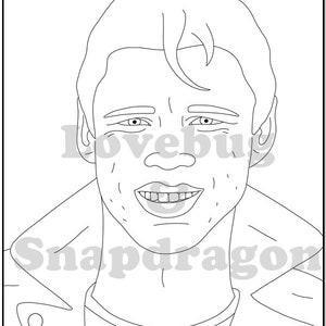 Grease Movie Coloring Book: Adult Art Therapy (printable PDF) - Etsy