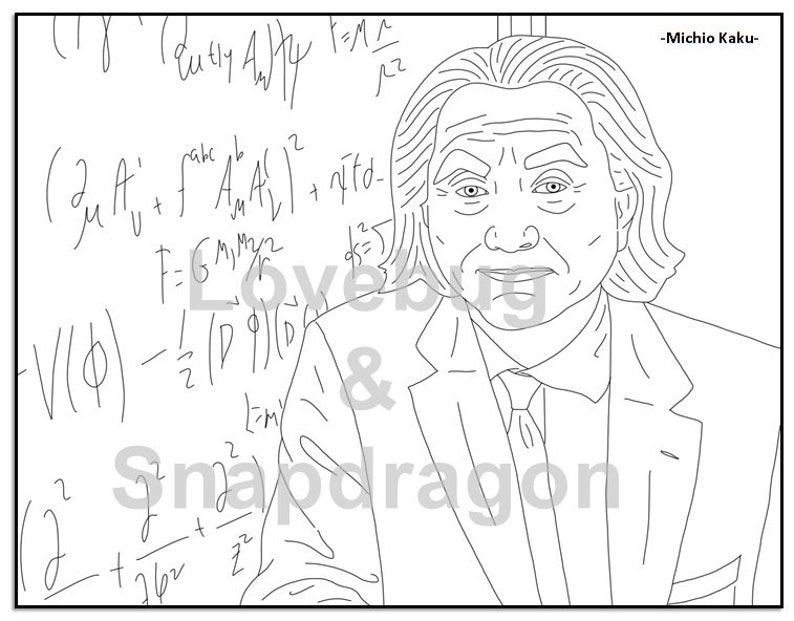Famous Scientists Coloring Book// Instant Printable Digital | Etsy