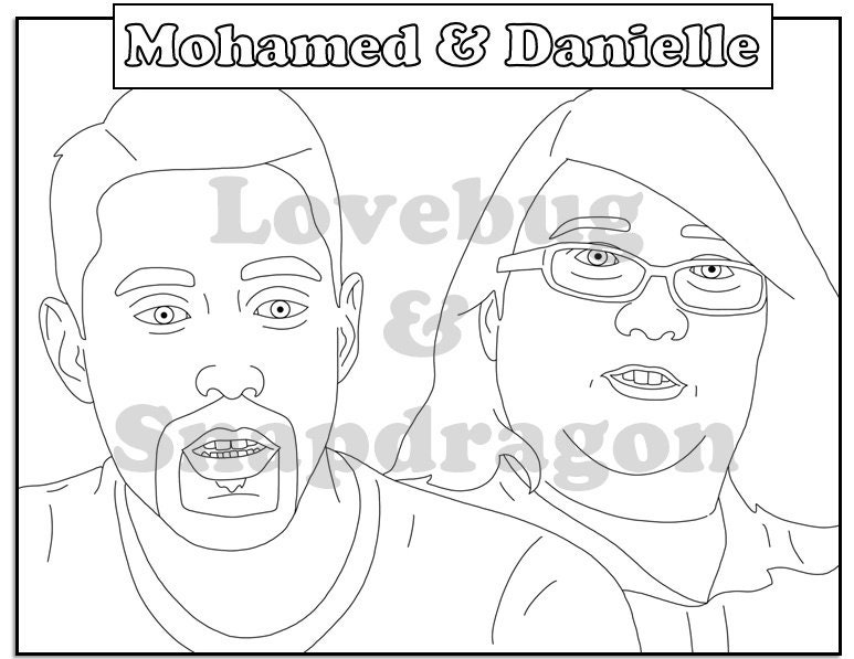 90 Day Fiance Digital Coloring Book // Instant Print PDF - Etsy