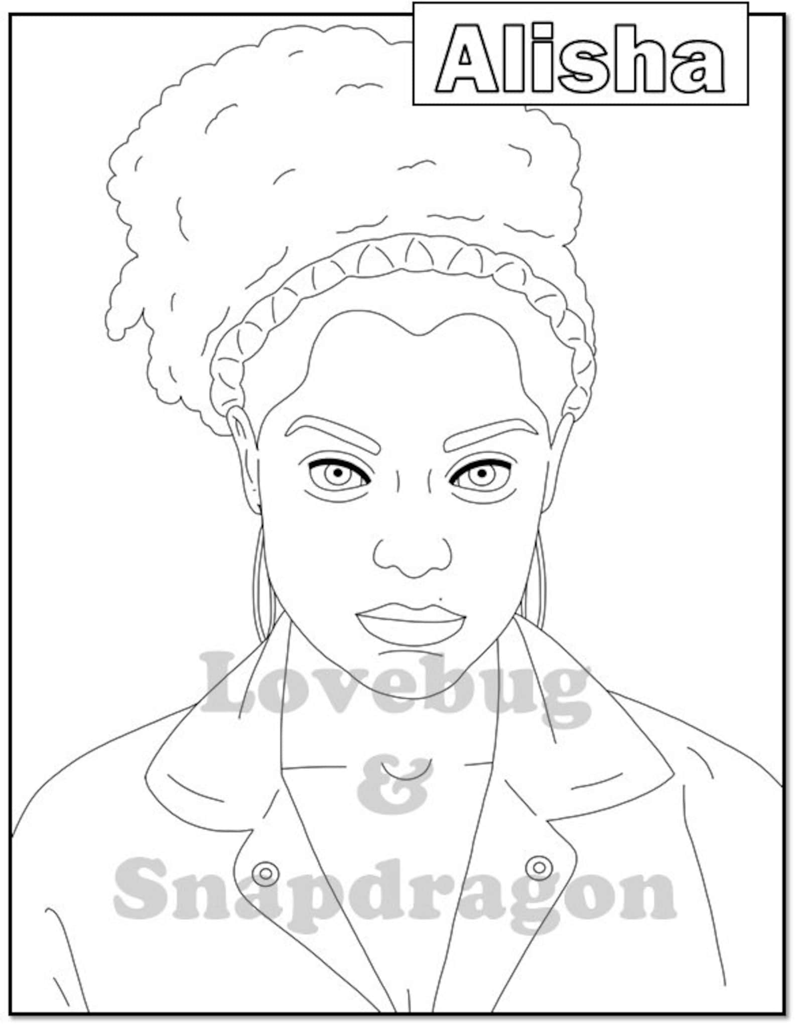 Misfits UK Digital Coloring Book // Instant Print PDF | Etsy