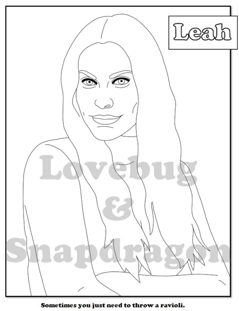 RHONY Coloring Book: Real Housewives of New York (digital Download) - Etsy