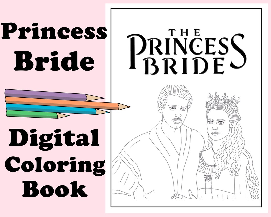 The Princess Bride Coloring Book // Instant Printable Digital File ...