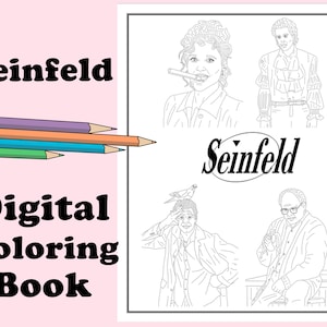 Seinfeld Digital Coloring Book // Instant Print PDF File - Etsy Canada