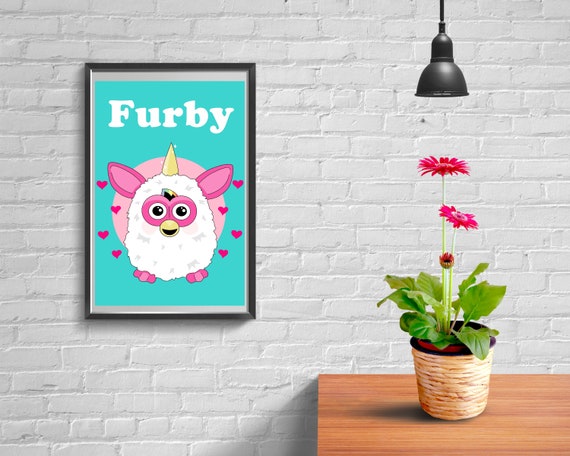 90s Furby Digital Print // Printable Wall Art Poster Digital - Etsy ...