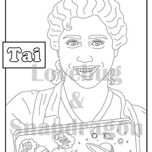 Clueless Digital Coloring Book // Instant Print Digital PDF, Travel ...