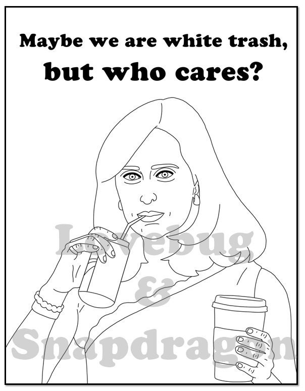 RHONY Coloring Book: Real Housewives of New York (digital Download) - Etsy