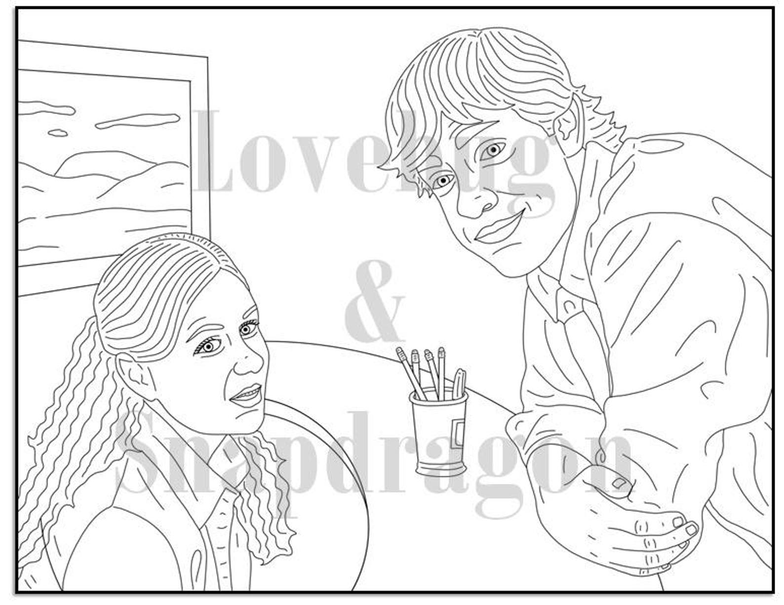 The Office Digital Coloring Book // Instant Print PDF Indoor - Etsy Canada