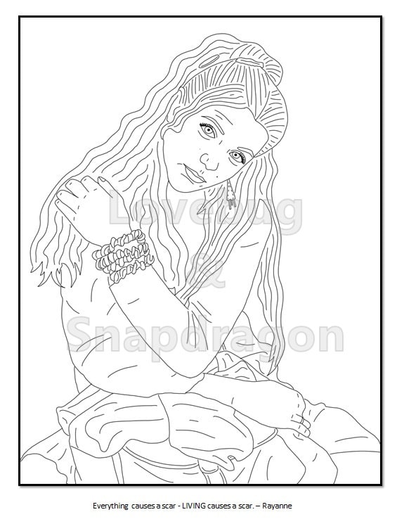 My So Called Life Coloring Book // Instant Print Digital PDF | Etsy