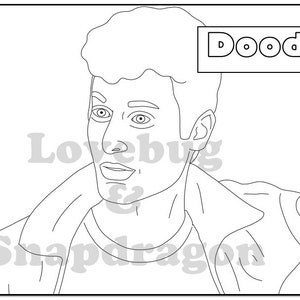 Grease Movie Coloring Book: Adult Art Therapy (printable PDF) - Etsy