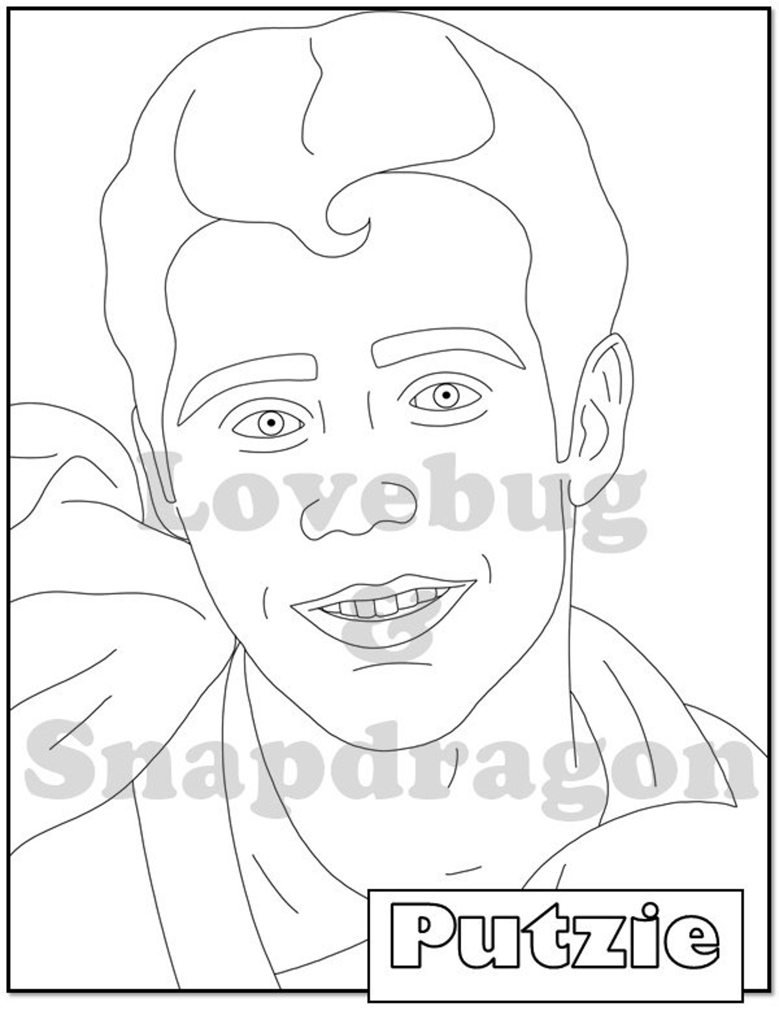 Grease Movie Coloring Book: Adult Art Therapy (printable PDF) - Etsy