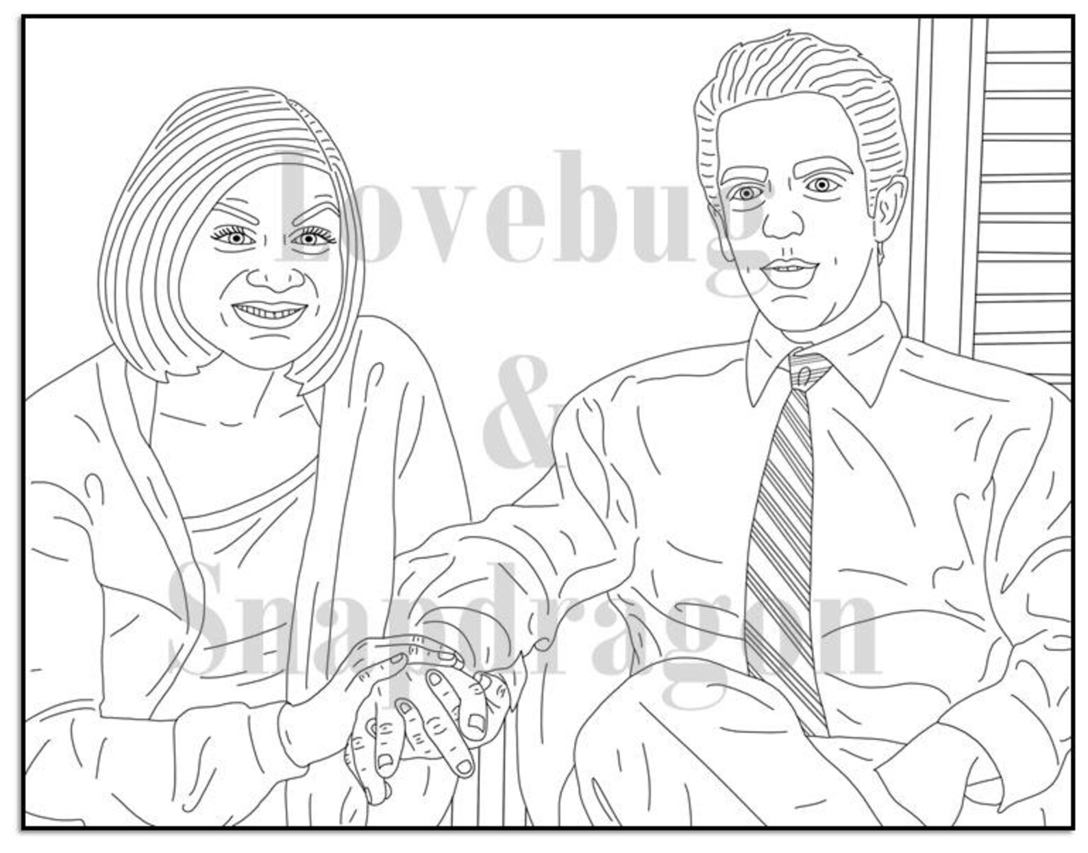 The Office Digital Coloring Book // Instant Print PDF Indoor - Etsy Canada