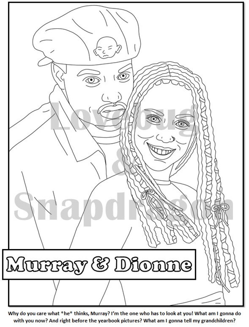 Clueless Digital Coloring Book // Instant Print Digital PDF - Etsy Canada