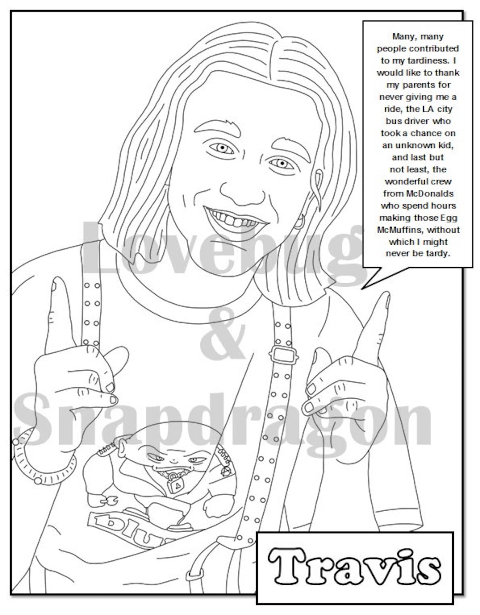 Clueless Digital Coloring Book // Instant Print Digital PDF | Etsy Canada
