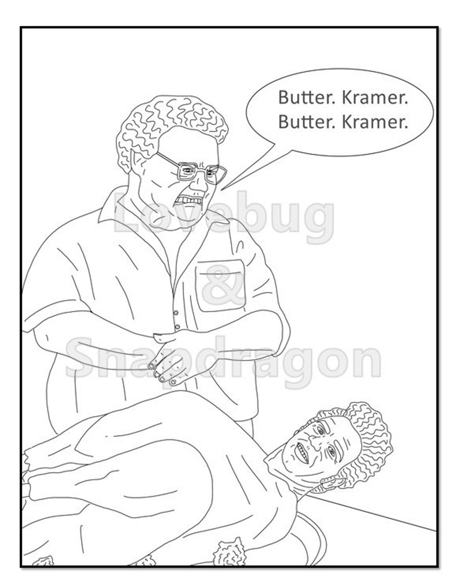 Seinfeld Digital Coloring Book // Instant Print PDF File - Etsy Canada
