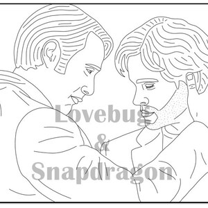 Hannibal Digital Adult Coloring Book // Instant Print PDF, Travel or ...