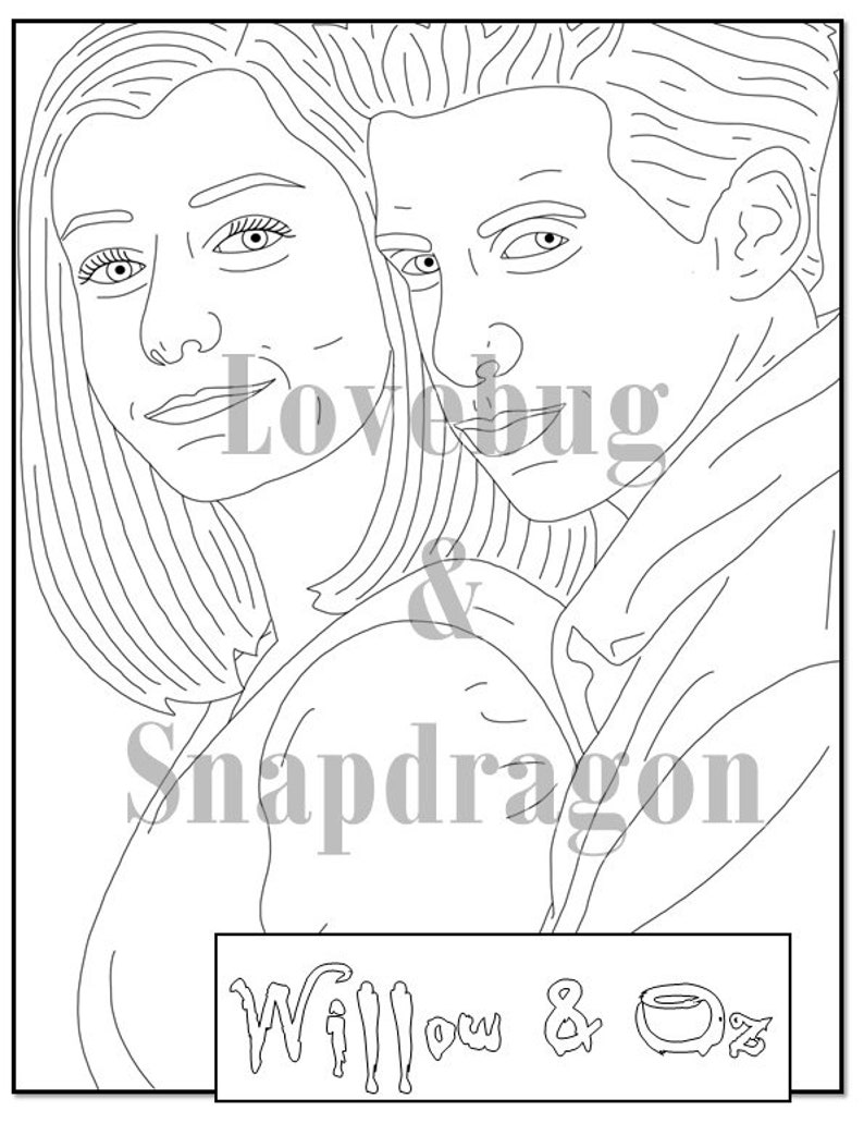 Buffy The Vampire Slayer Coloring Pages Sketch Coloring Page