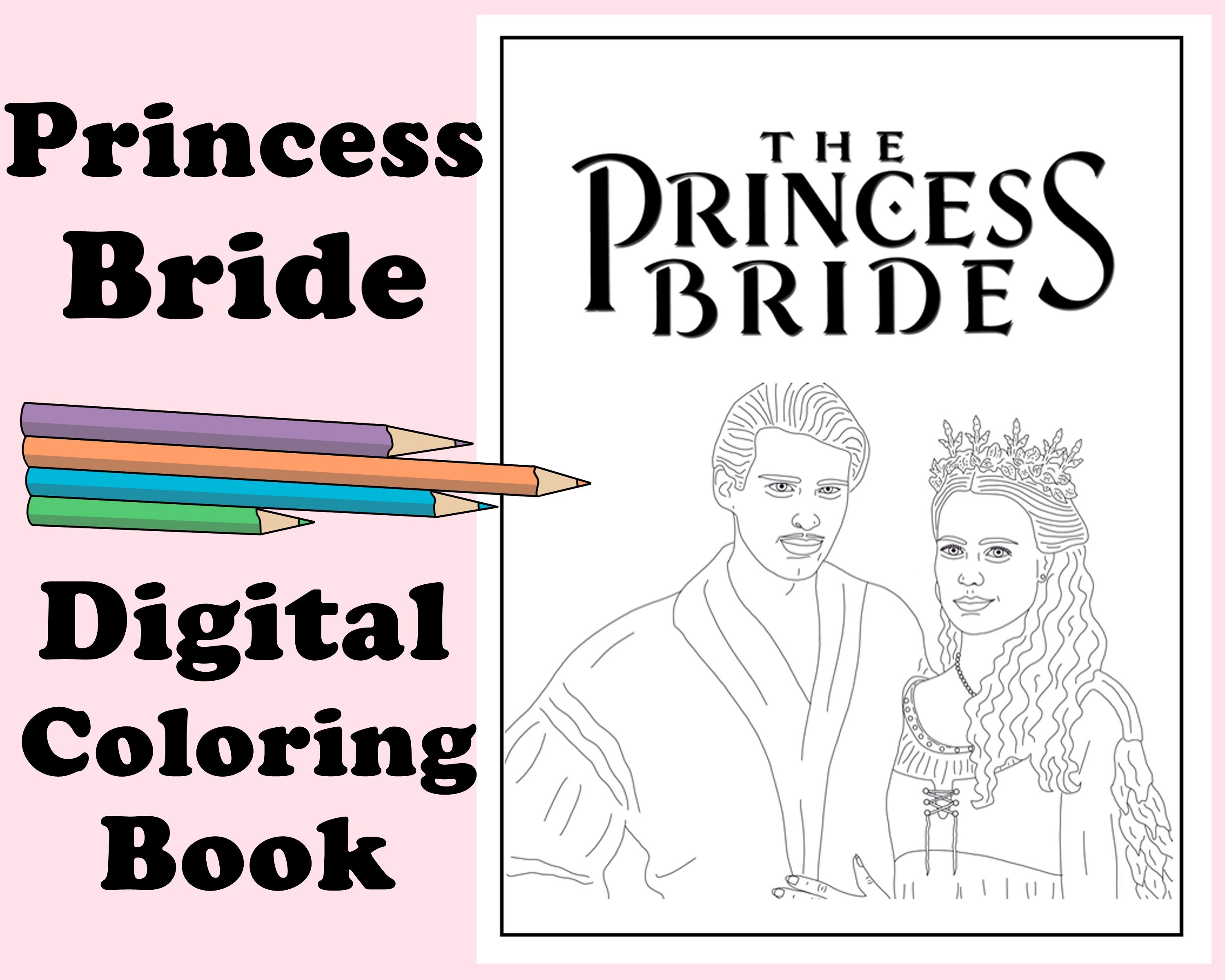 The Princess Bride Coloring Book // Instant Printable Digital | Etsy