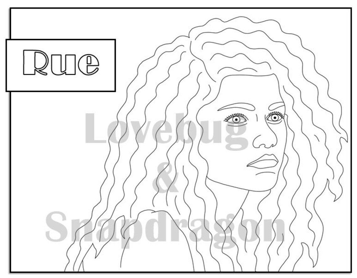 Euphoria Coloring Pages Coloring Pages