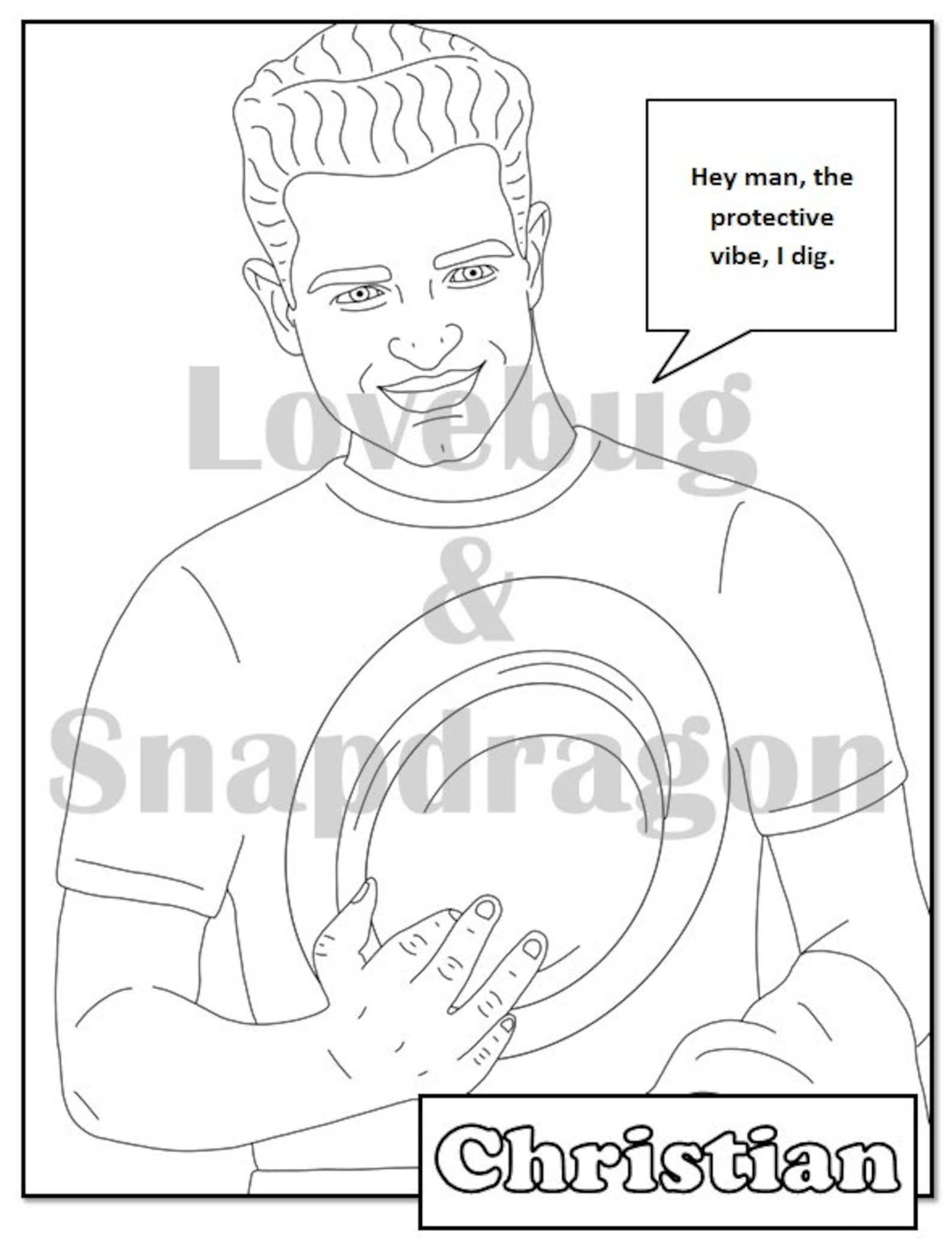 Clueless Digital Coloring Book // Instant Print Digital PDF - Etsy