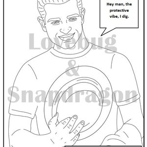 Clueless Digital Coloring Book // Instant Print Digital PDF, Travel ...