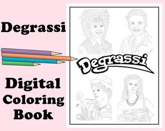 Roseanne Digital Coloring Book // Instant Print PDF File | Etsy