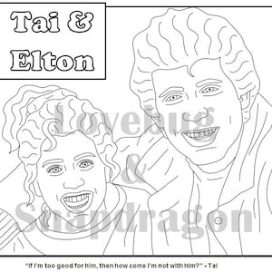 Clueless Digital Coloring Book // Instant Print Digital PDF, Travel ...