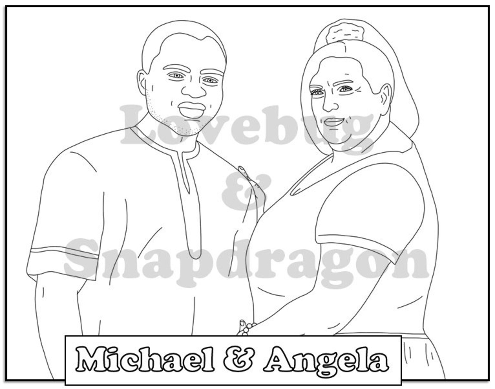 90 Day Fiance Digital Coloring Book // Instant Print PDF | Etsy