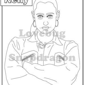 Misfits (UK) Digital Coloring Book // Instant Print PDF, Indoor ...