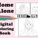 Home Alone Digital Coloring Book // Instant Print PDF, Kevin Mcallister ...