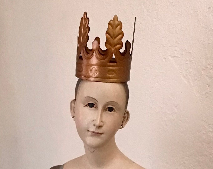 Crown the Little Cesar Metal for Home Décor Santos Cage Doll - Etsy