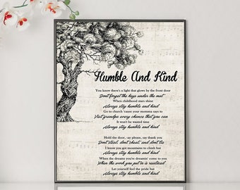 Humble and Kind | Etsy