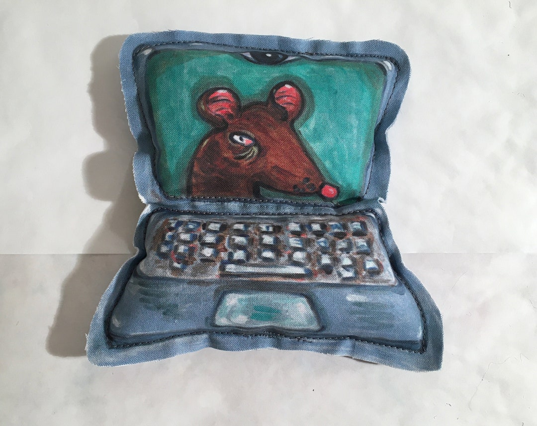 SMALL Rat Laptop Stuffed Toy - Etsy