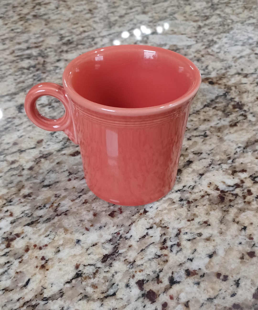 Fiestaware Persimmon Ring Handle Coffee/tea Mug Retired Color Homer ...