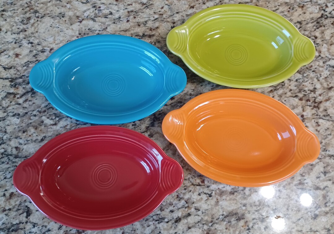 Fiestaware Oval Casserole Dish Homer Laughlin - Etsy