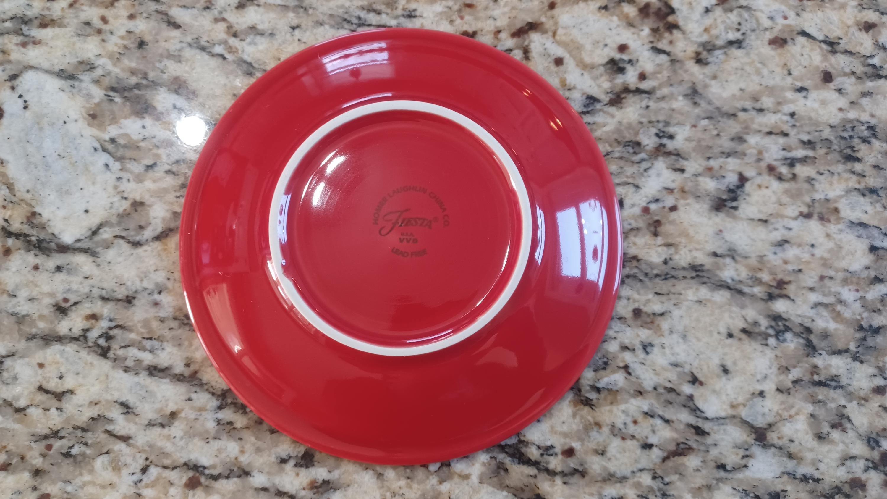 Fiestaware Scarlet Small Appetizer Plate Homer Laughlin - Etsy