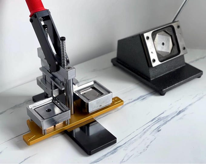 2.5x2.5in Magnet Maker Machine Includes 1000 Magnet Material Pieces ...