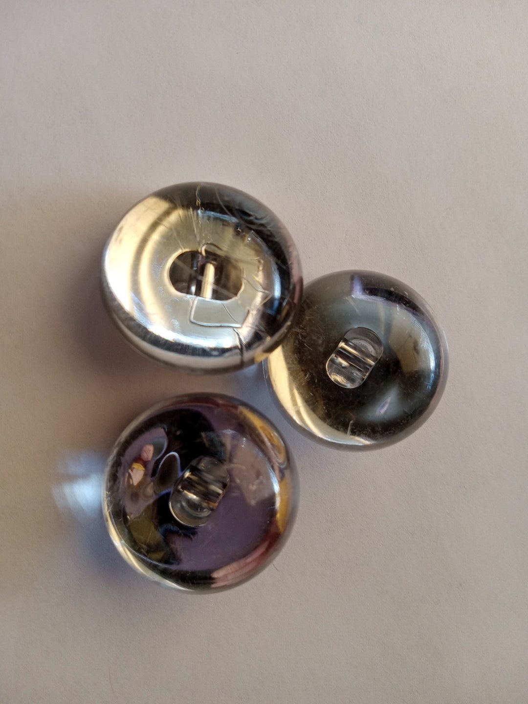 Clear Dome Sewing Buttons 22mm and 25mm - Etsy