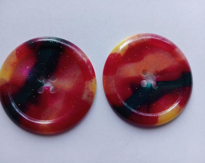 Huge 2 Inch Sewing Button in Enclave - Etsy