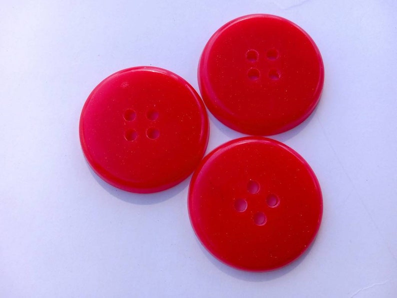 Large 1 1/2 Inch Resin Sewing Buttons 38mm Set of 3 - Etsy