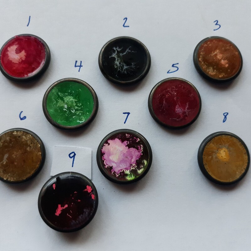 Button Purple 3/4 - Etsy