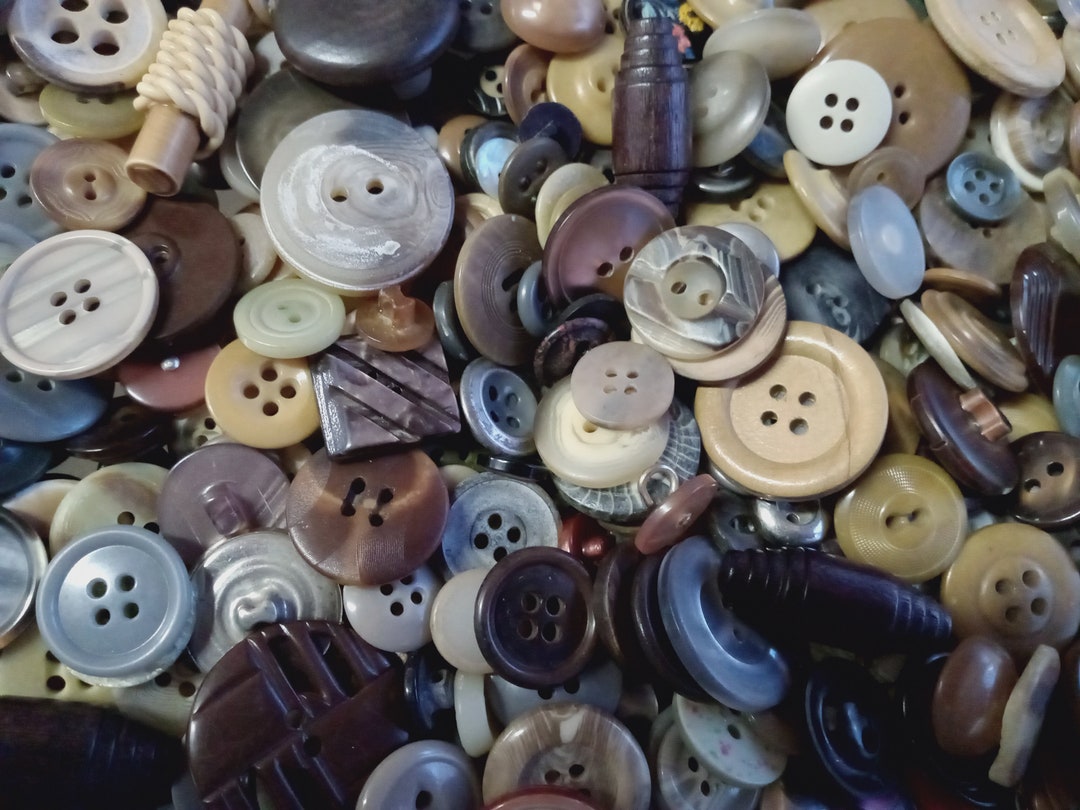 Natural Button Mix 5 to 30mm - Etsy