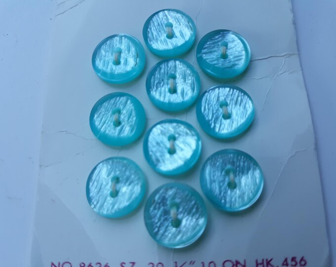 10 Light Blue Sewing Buttons 14mm Plastic EHX - Etsy