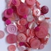 100 Pink Mix of Sewing Buttons 3.99 Shipping - Etsy
